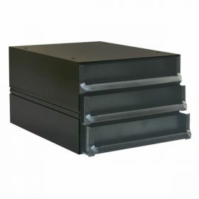 Bantex Texo Drawers 3 Drawer Black – Ultimate Stationery