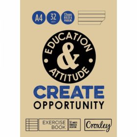 Book Croxley Exercise A4 32pg Ruled 17mm – Ultimate Stationery
