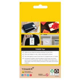 Tower Multi-Purpose Ultra Adhesive Labels Pkt-12 – Ultimate Stationery